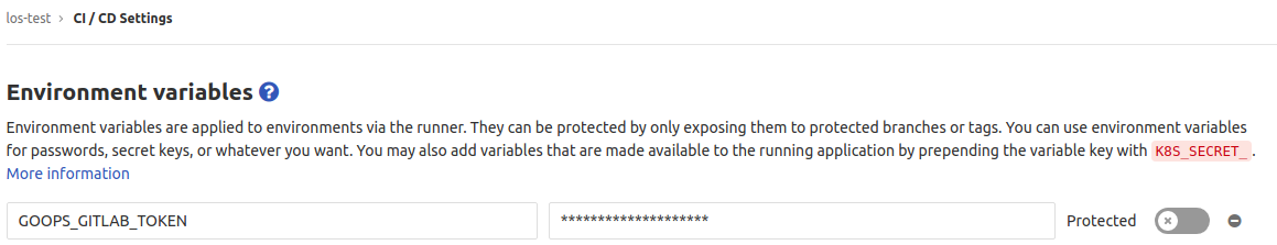 Getting started - goops